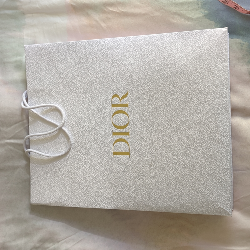 Large Authentic Christian Dior Shopping Bag - Gem